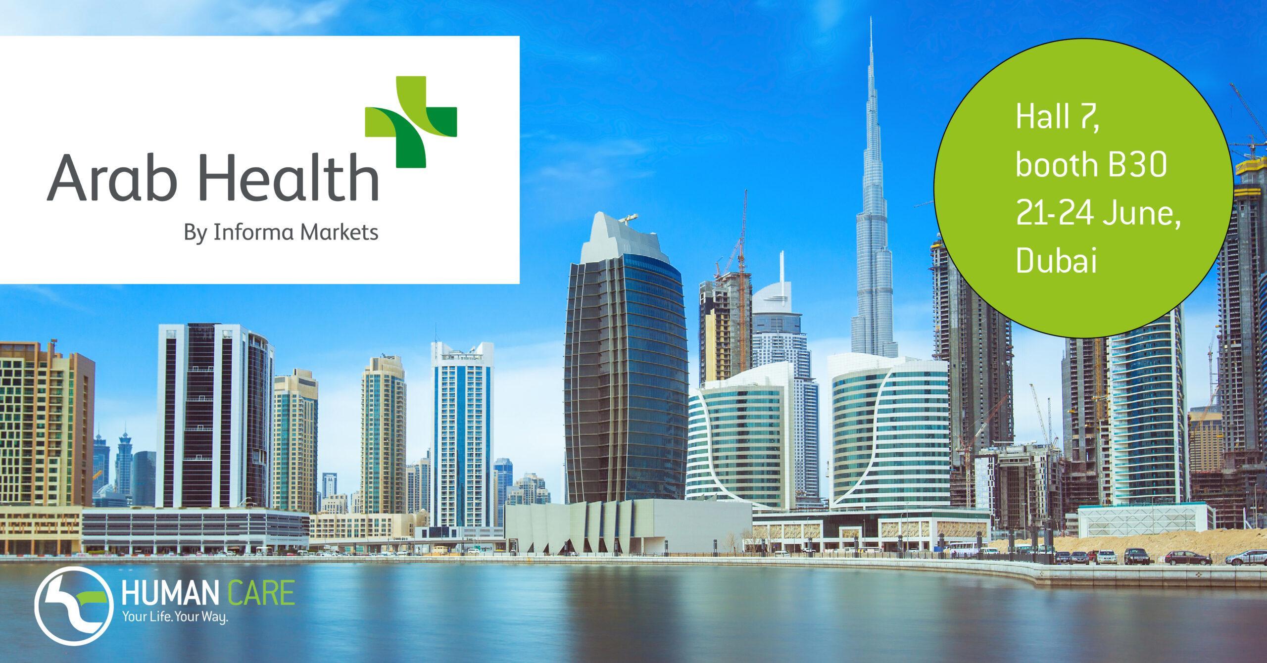 Meet us at Arab Health 2021 - Human Care