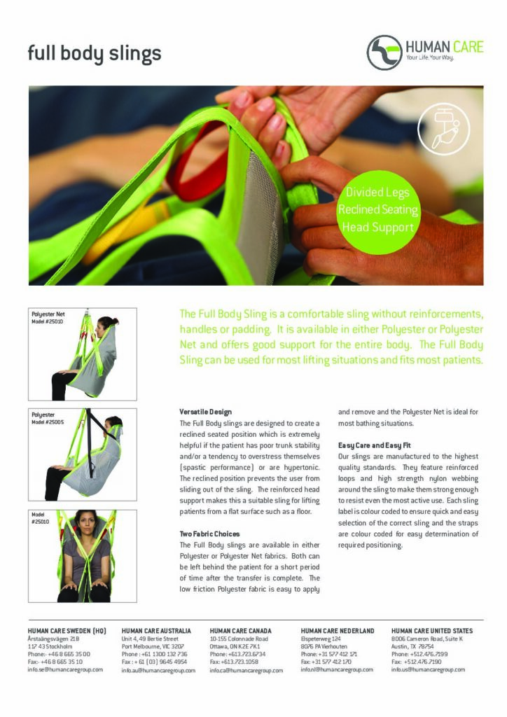 Full Body Sling - Human care