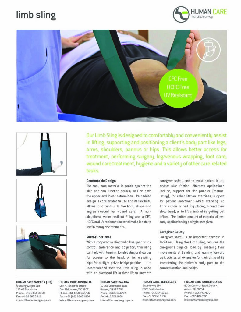 Limb Sling - Human care