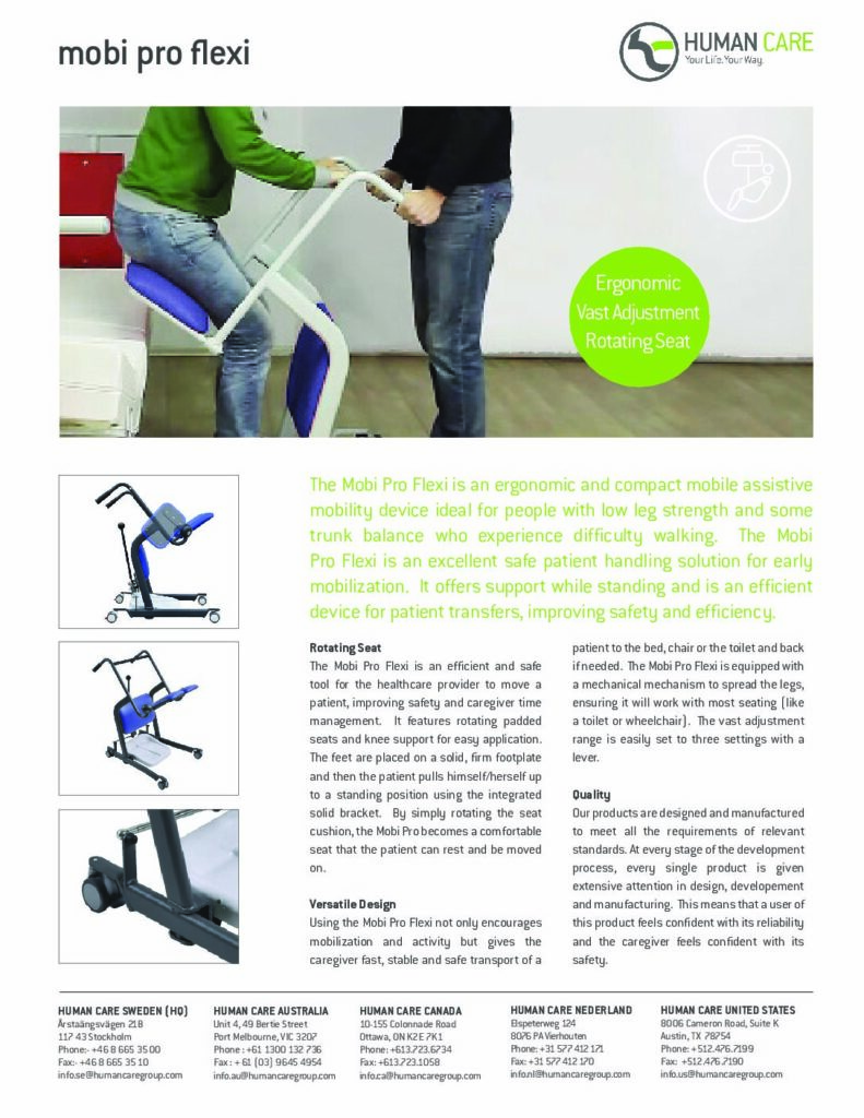 Mobi Pro Flexi - Human care